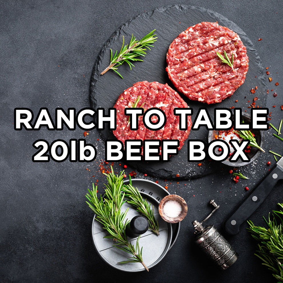 20 lbs Bulk Hamburger Meat | Premium Angus Beef – Ranch To Table